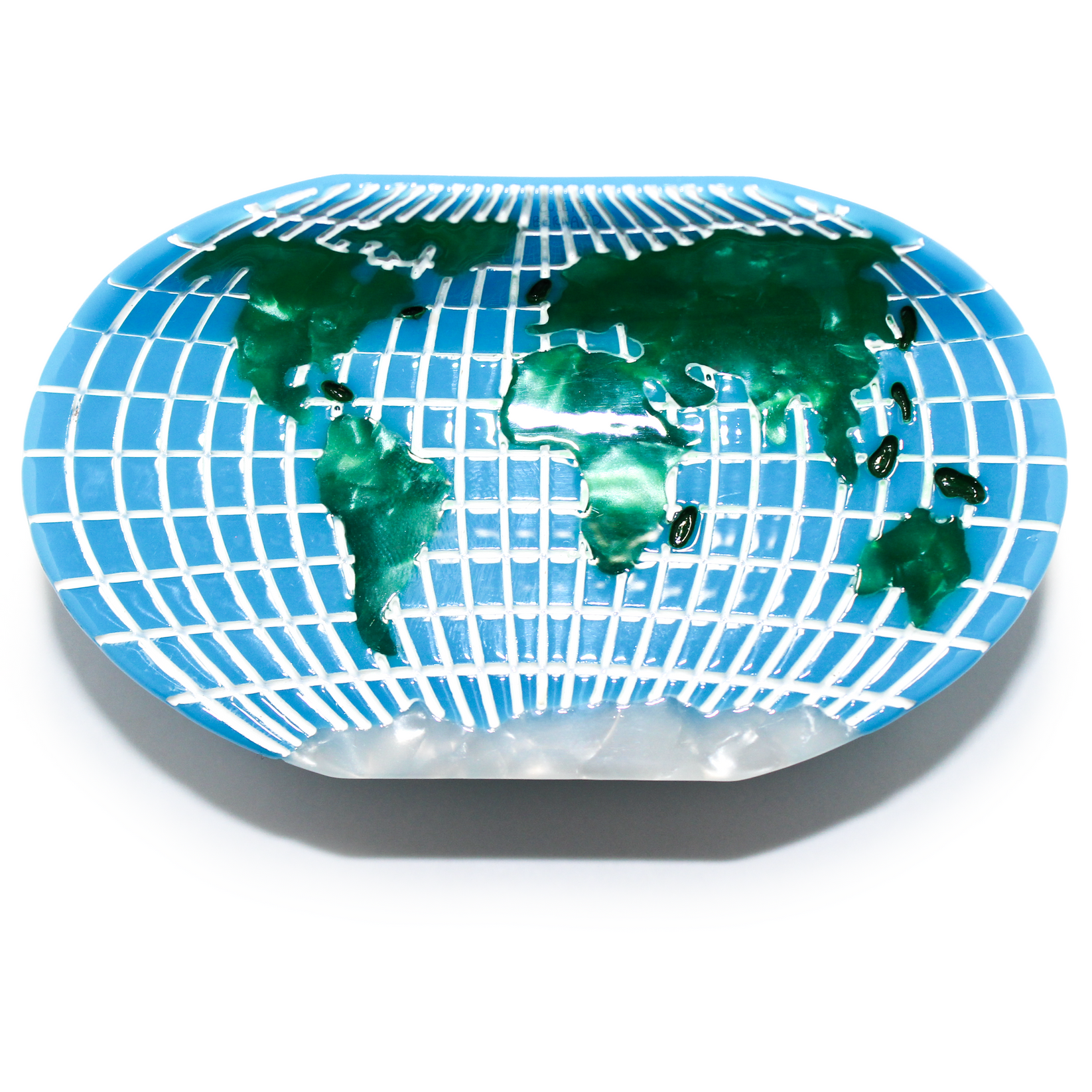 World Map Hair Claw – artistcolette